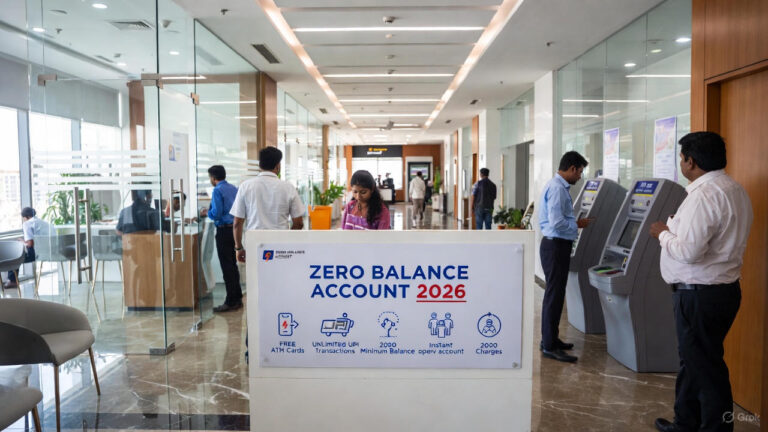 Zero Balance Account 2026: 1 अप्रैल से फ्री ATM, चेकबुक, UPI अनलिमिटेड